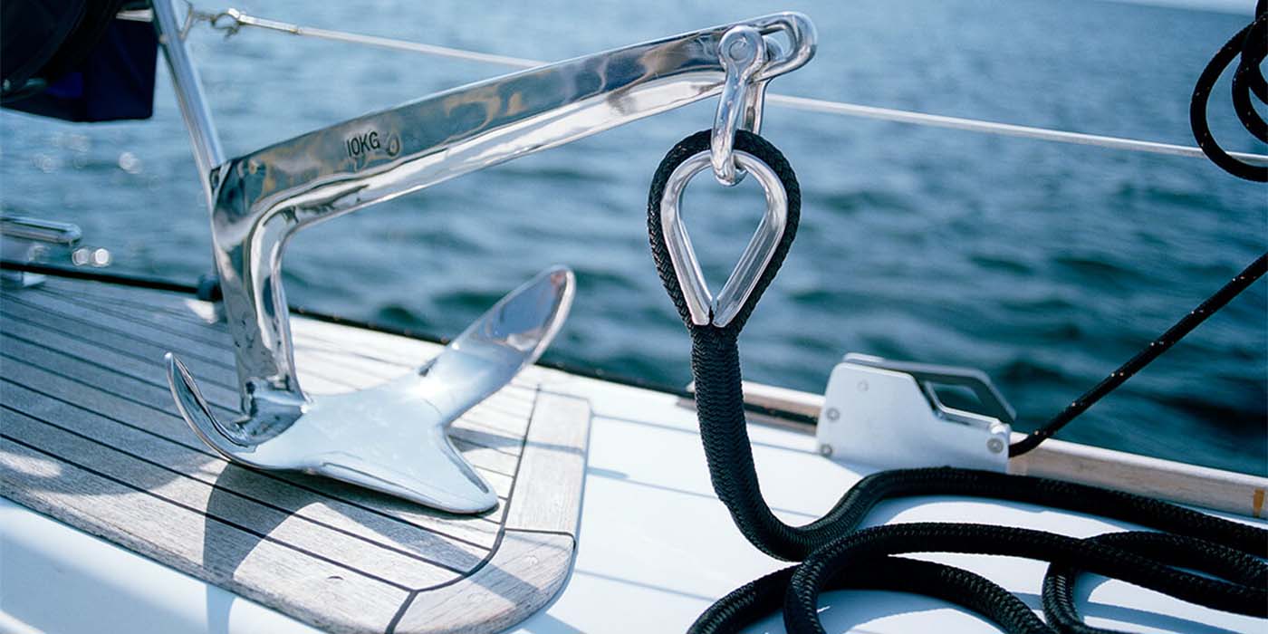The perfect ratio of anchor line and anchor rope to anchor chain