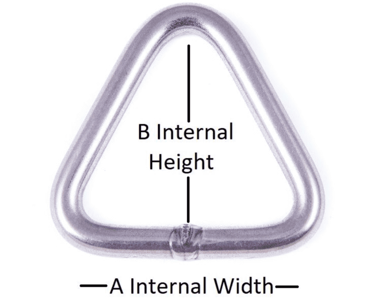 Sea Sure 30mm x 28mm x 6.3mm Triangle | 07.56 | Upffront